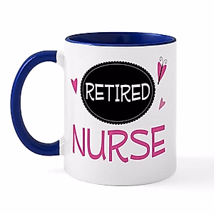 CafePress Retired Nurse Mug Ceramic Coffee Mug, Tea Cup 11 oz