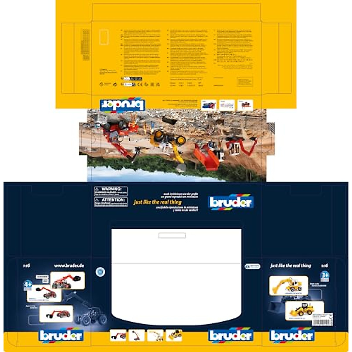 Bruder 02425 Fiat Articulate Road Loader