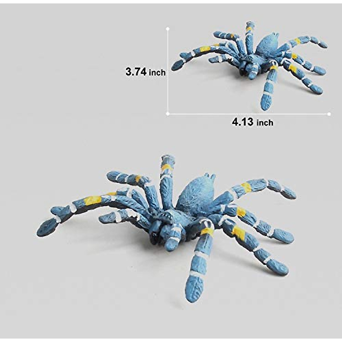 Warmtree Simulated Spider Model Realistic Spider Figurines Plastic Spider Action Figure, Set of 4
