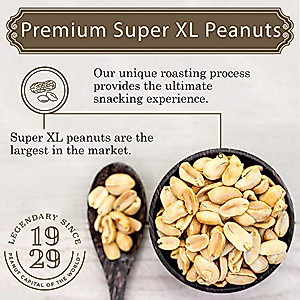 Virginia Diner - Gourmet Natural Extra Large Salted Virginia Peanuts, 36 Ounce