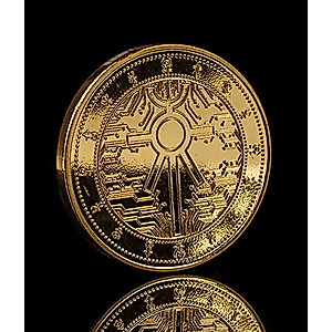 Warhammer 40,000: Necron Limited Edition Individually Numbered Gold Coloured Coin Series 1 Number 3