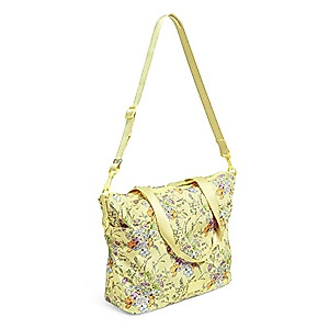 Vera Bradley Women's Recycled Lighten Up Reactive Tote Bag, Sunlit Garden, One Size