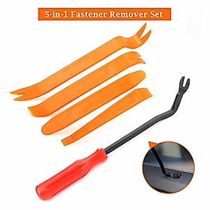 4 in 1 Wrangler Grille Fastener Retainer Clips, Fender Flare & Rocker Moulding Push-Type Clip, Fit 2007-2022 Wrangler&2005-2010 Grand Cherokee-125PCS