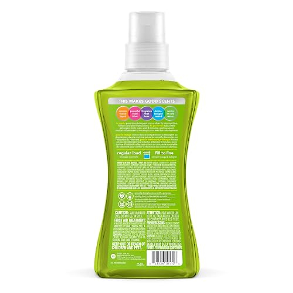 Method Liquid Laundry Detergent, Coconut + Cactus Water, 66 Loads Per Bottle, Biodegradable Formula, Plant-Based Stain Remover, 53.5 Fl Oz (Pack of 1)