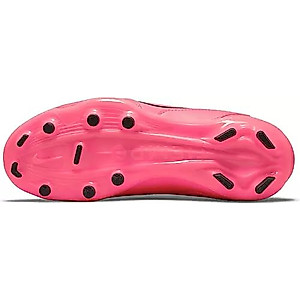 Nike Jr. Tiempo Legend 9 Club MG Little/Big Kids' Multi-Ground Soccer Cleats/Racer Pink/Black, 3.5 Big Kid