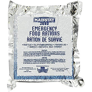 Mainstay Emergency Food Rations. One Pack. (3600-cal-1pk)
