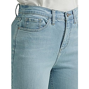 Lee Women's High Rise Mom Jean, One Tone, 16