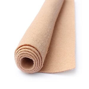 Champagne Off White - Wool Felt Oversized Sheet - 35% Wool Blend - 1 12x18 inch Sheet