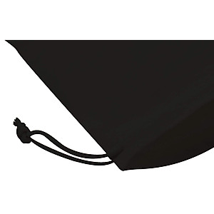 DR Black Cotton Drawstring Bags for Storage, Wardrobe, Travel and Household Organization (8 x 10 inch - 12 pack)