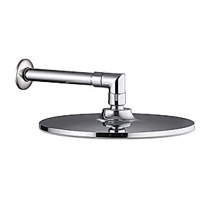 Carvedexquisitely Shower head Elbow Adapter, Shower Arm Elbow Adapter for Hand Showers and Wall-mounted Showers 90 Degree Chrome