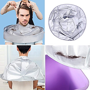 SZHSTC Professional Hair Cutting Cape Foldable Hair Cutting Cloak Umbrella for Salon Barber Adult Special Hair Styling Accessory