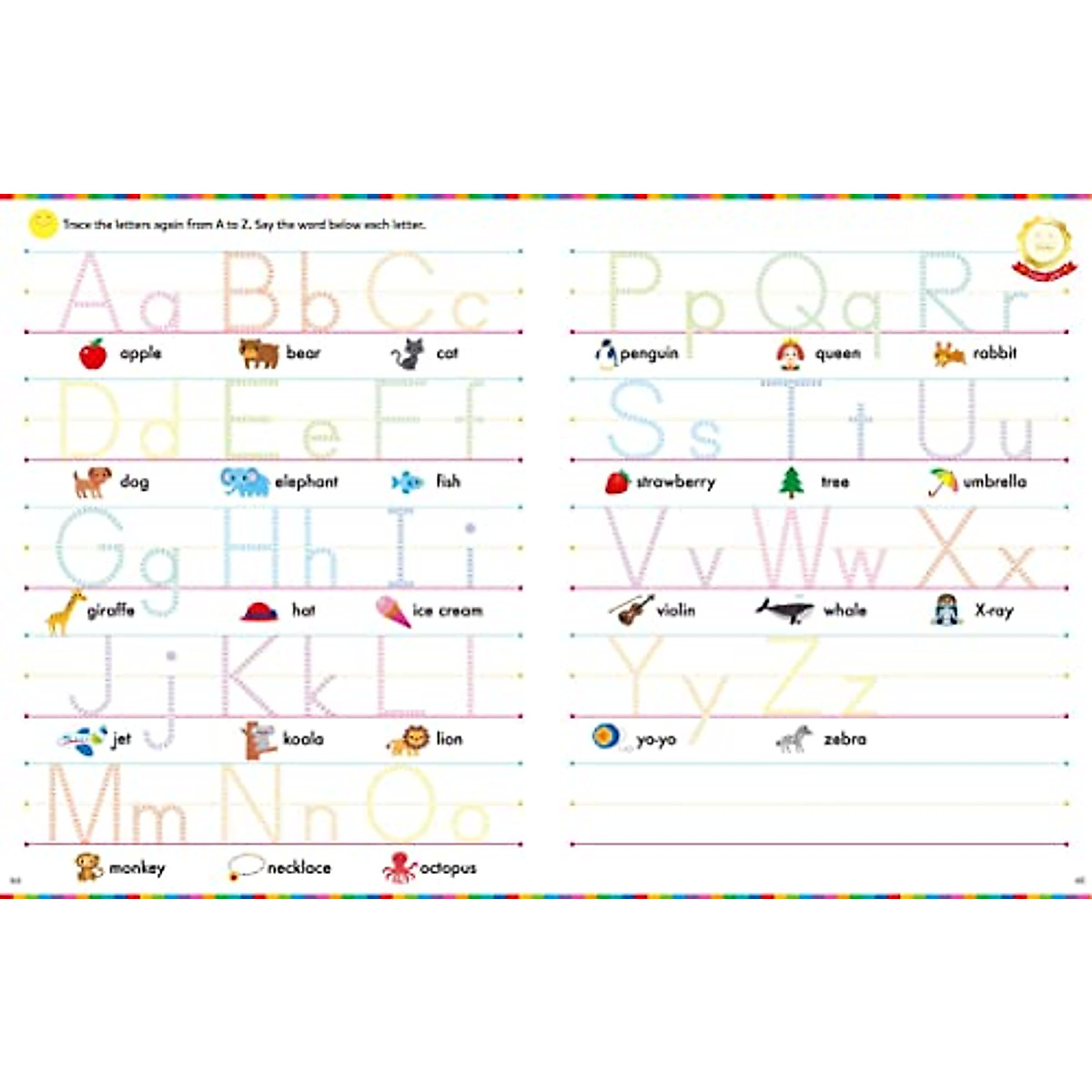 Play Smart Handwriting Workbook Ages 3-5: Handwriting Practice: Preschool Activity Book With Stickers