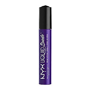 NYX PROFESSIONAL MAKEUP Liquid Suede Cream Lipstick - Amethyst (Deep Neon Purple)