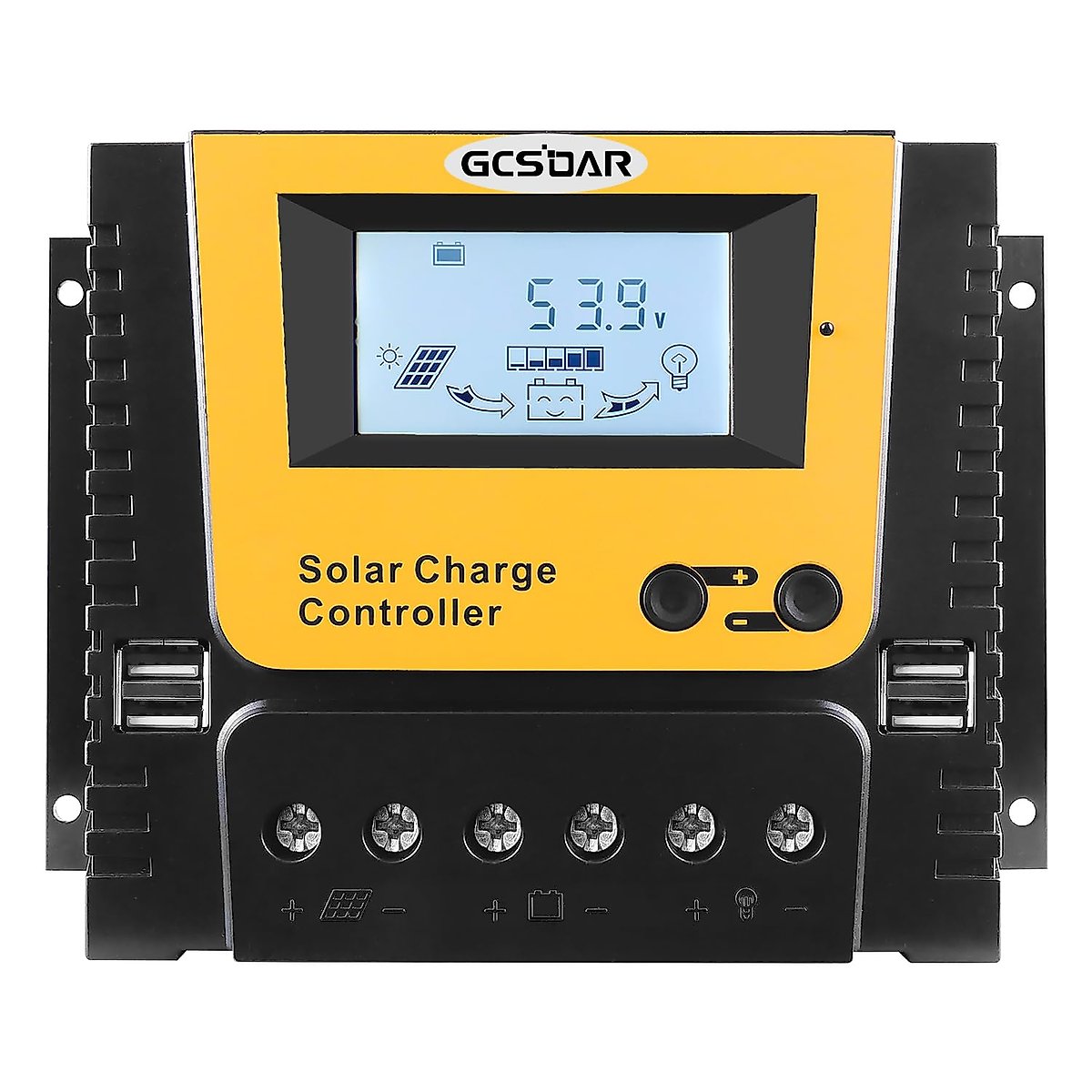 PWM Charge Controller 80A, 12V/24V/36V/48V Auto Max PV 100V .Positive Grounding, 80amp Solar Charge Controller,LCD Display Work for Lead-Acid Sealed/Gel(AGM)/Flooded and Lithium Battery (80A)