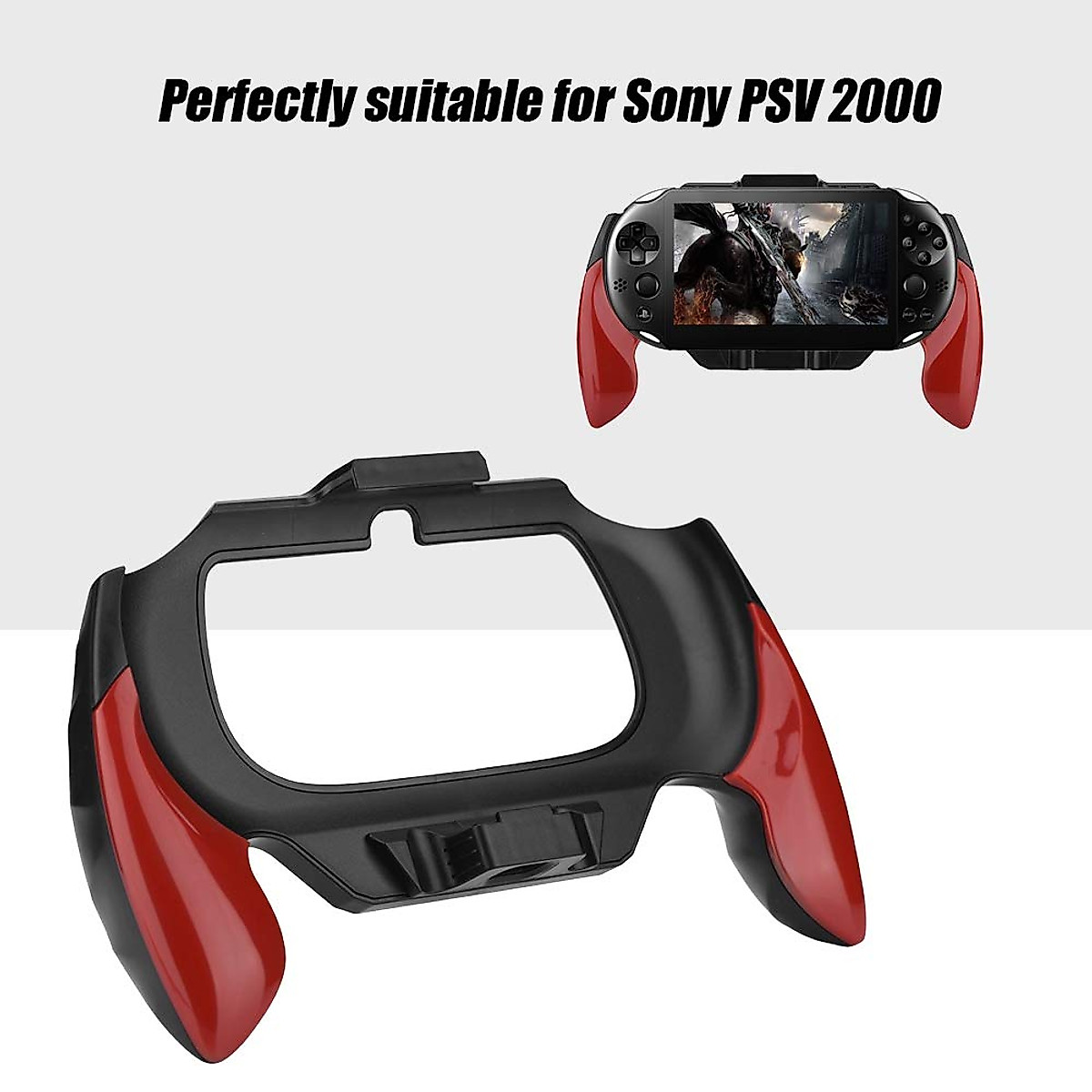 Junluck Game Handle Holder ABS Hand Grip Handle Holder Case Bracket for Sony PSV PS Vita 2000 Ergonomic, Comfortable &