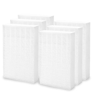 KEYJINIU 6 PACK HPA300 Replacement Filter HRF-R3 HRF-R2 HRF-R1, Compatible with Honeywell Series HPA090, HPA100, HPA200, HPA250 & HPA300