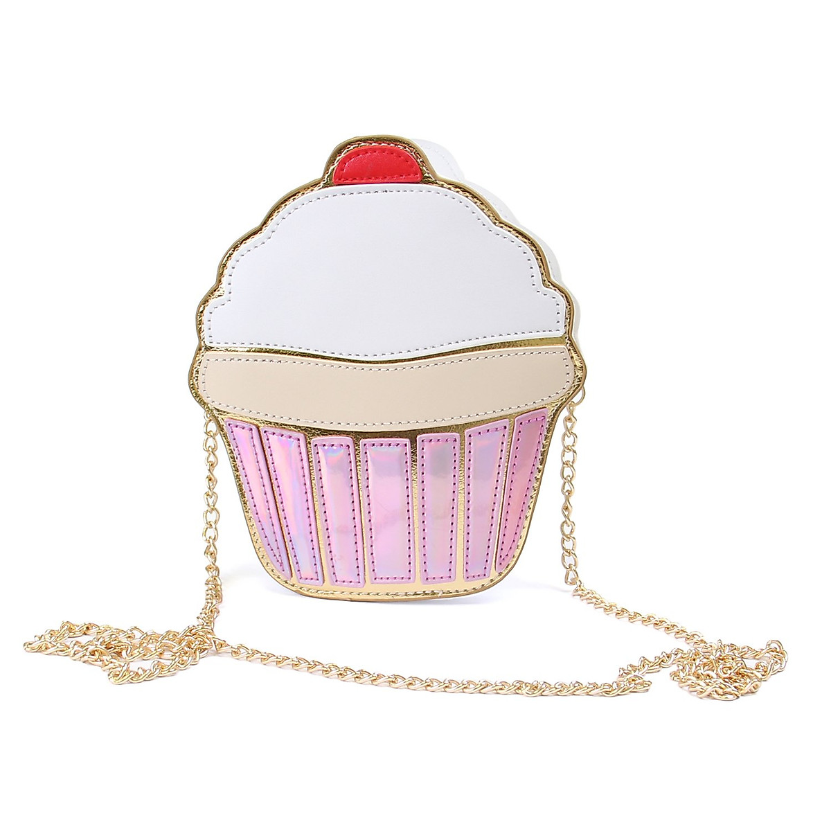 LUI SUI Girls Cupcake Crossbody Handbag Popcorn Hamburger Purse Small Purse Women Cellphone Shoulder Bag