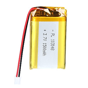 YDL 3.7V 1500mAh 103048 Lipo Battery Rechargeable Lithium Polymer ion Battery Pack with JST Connector