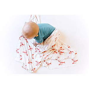 Copper Pearl Large Premium Knit Baby Swaddle Receiving Blanket Skipper