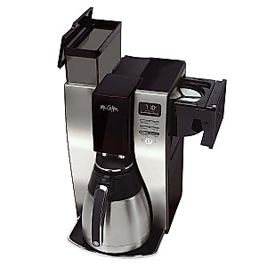 Mr. Coffee Coffee Maker, Programmable Coffee Machine with Auto Pause, 10 Cups, Stainless Steel
