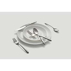 Cambridge Silversmiths Jude Mirror 45 Piece Flatware Set, Service for Eight, silver