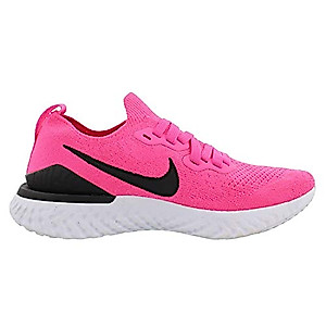 Nike Epic React Flyknit 2 Women's Running Shoe Pink Blast/Black-White Size 6.5