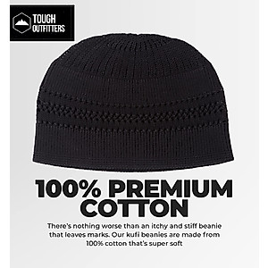 Tough Headwear Kufi Hat - Kufi Hats for Men Muslim, Turkish Kufi Cap