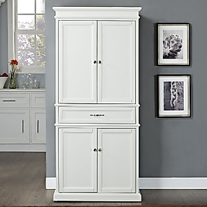 Crosley Furniture Parsons Pantry Cabinet, White