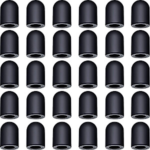 Zonon 30 Pieces Replacement Stylus Tips Conductive touch screen Pens Tips Capacitive Silicone Rubber, No Touch Door Opener Tools (0.19 Inch)
