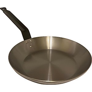 KIR Equipment Frying Pan Nonstick Skillet 9.5": Carbon Steel Cookware Fry Pan without PFAs, Toxin Free & Healthy Alternative for Stove or Oven