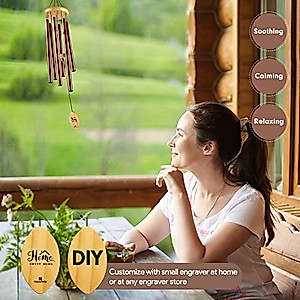 YOUNTASY House Warming Gifts New Home, Housewarming Gifts for New House, Housewarming Gift, New Home Gifts for Home, House Warming Gifts New Home Couple, Women and Men, 34" Wind Chimes Ready to Gift