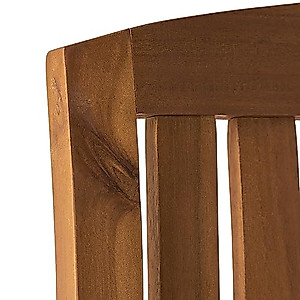 Christopher Knight Home Selma Acacia Rocking Chairs with Cushions, 2-Pcs Set, Teak Finish