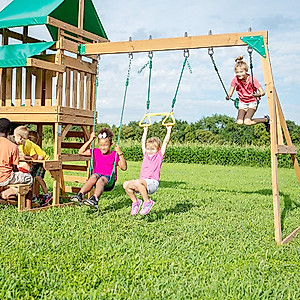 Dolibest Swing Hangers with Bearing - 2 Pack Stainless Steel 304 Hardware Hooks for Wood & Metal Beams, Ideal for Hanging Hammocks, Yoga Swings, Porch Swing, Boxing Bag 1500 LB Capacity -5''x M2/5''