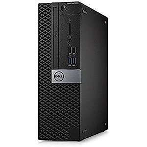 Dell OptiPlex 5050 Small Form Factor Desktop, Intel Core i5-6500, 16GB DDR4 RAM, 512GB SSD, Windows 10 Pro Black (Renewed)