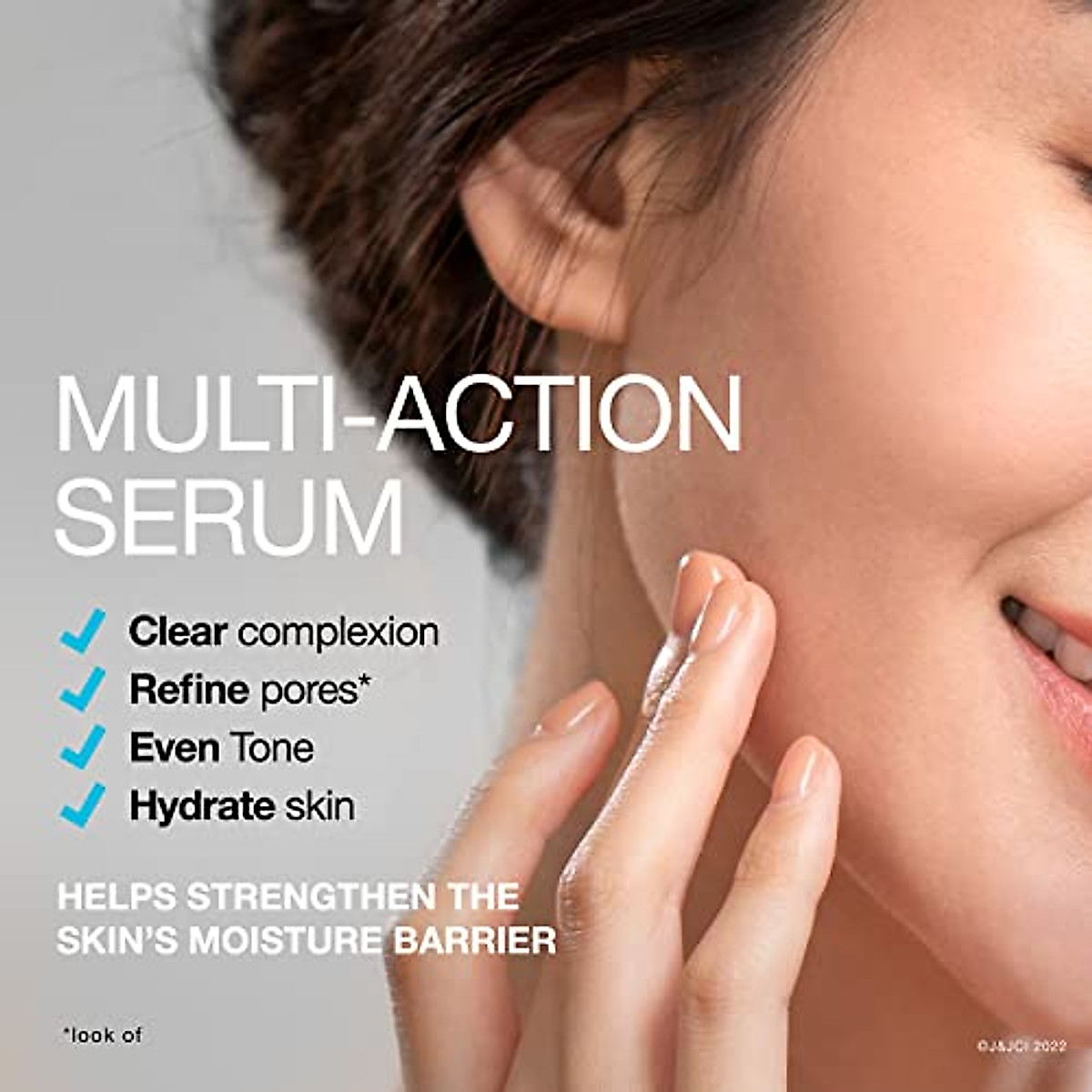 Neutrogena Multi Action Hydro Boost+10% Niacinamide Face Serum, Hydrating Face Serum With Vitamin B3 & Hyaluronic Acid to Improve Uneven Tone & Dull Complexion, Fragrance-Free,10% Niacinamide,1 fl.oz