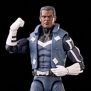 Marvel Legends Series Blue Ultimates Costume Action Figure 6-inch Collectible Toy, 4 Accessories, 1 Build-A-Figure Part