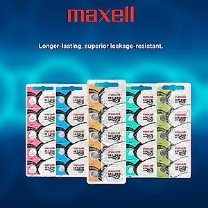 Maxell Watch Battery Button Cell SR1130W 389 Pack of 5 Batteries