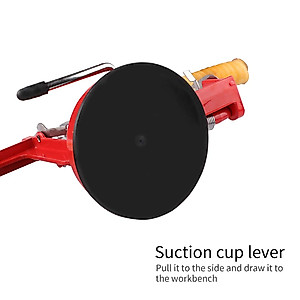 Apple Peeler, Stainless Steel Apple Corer Slicer Peeler, Durable Heavy Duty Die Cast Magnesium Alloy Apple Peeler Slicer Corer with Suction Base, Red
