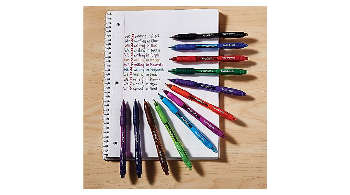 Paper Mate Profile Ballpoint Pen - Smooth Writing & Comfort