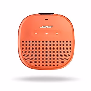 Bose SoundLink Micro: Small Portable Bluetooth Speaker (Waterproof), Bright Orange