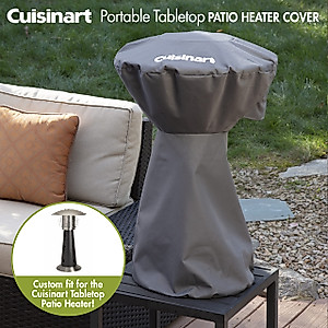 Cuisinart CHC-501 Tabletop Patio Heater, Durable Rip-Resistant Polyester (Cover Fits COH-500), 18.9" x 18.9" x 25"