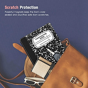 Fintie Case for iPad Air (3rd Gen) 10.5" 2019 / iPad Pro 10.5" 2017 - [SlimShell] Ultra Lightweight Standing Protective Cover with Built-in Pencil Holder, Auto Wake/Sleep (Composition Book)