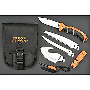 Ruko RUK0133B-CS Hydra-X Outdoor Adventure Set with Load & Lock Blade Exchange System
