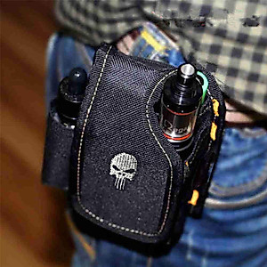 Vape Mod Carrying Bag with Straps, Vapor Case For Box Mod, Tank, E-juice, Battery - Best Vape Portable Travel to Keep Your Vape Accessories Organized [CASE ONLY]