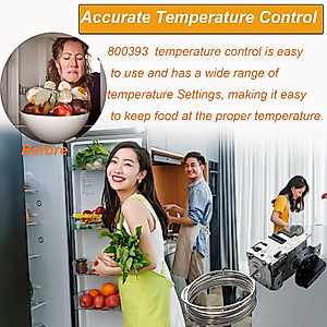 800393, 831932 Temperature Control Kit, Compatible with True Refrigerators and Freezer TC/TSD/T/GDM/GEM/G4SM Series, Replaces 800306 461387 Refrigerator Parts Thermostat