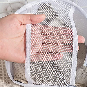 Bra Bags for Laundry Premium Bra Washing Bag, Mesh Wash Bags,Exclusive Underwear Washing Bags with Zipper for Women Laundry Storage Used for Bra and Other Small Intimate Clothes 2pcs (Pink+Blue)