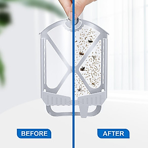 Husaco Flying Insect Trap, Compatible with ZEVOM364 Refill, 2 Plug-in Base + 2 Cartridge