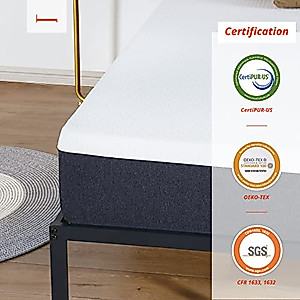 PrimaSleep Modern 10 Inch Air Flow Gel Memory Foam Comfort Bed Mattress,Pressure Relieving (King)