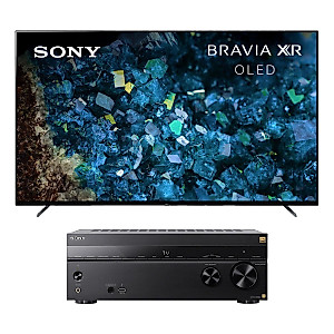 Sony XR55A80L BRAVIA XR 55" Class A80L OLED 4K HDR Google TV (2023) with STR-AZ1000ES 7.2 Channel 8K Home Theater AV Receiver