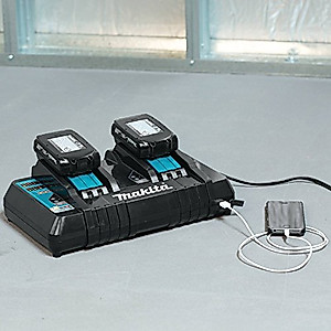 Makita BL1850B2DC2 18V LXT® Lithium-Ion Battery and Dual Port Charger Starter Pack (5.0Ah)